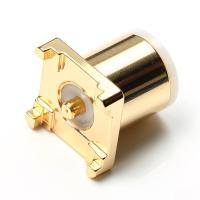 China Custom Gold Plated PCB Mount RF Test Connector for Wireless Communication Systems for sale