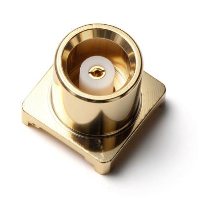 China Custom Gold Plated PCB Mount RF Test Connector for Wireless Communication Systems for sale