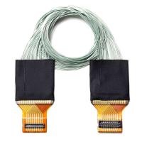 China Custom 30 Pin Micro Coax LCD Display Cable Assembly 0.4mm Pitch 200mm for sale