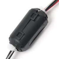 China Molex Nano-Fit 4 Pin Power Harness with Ferrite Core and Fully Insulated Quick Disconnect Terminals for sale