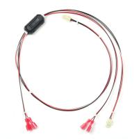 China Molex Nano-Fit 4 Pin Power Harness with Ferrite Core and Fully Insulated Quick Disconnect Terminals for sale