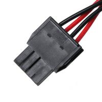 China 4 Pin Nano-Fit to MTA156 Power Supply Cable Assembly 15V AWG22 Custom Wire Harness for sale