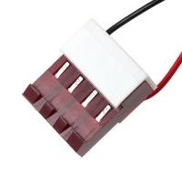 China 4 Pin Nano-Fit to MTA156 Power Supply Cable Assembly 15V AWG22 Custom Wire Harness for sale