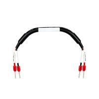 China Custom 24V 18AWG 2-Conductor Ferrule Power Cable Assembly for Industrial Equipment for sale