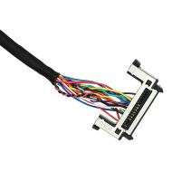 China Custom 28AWG LVDS Cable Assembly with 0.5mm Pitch Connector for Display Systems for sale