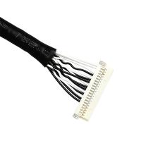 China Custom 28AWG PVDF LVDS Cable Assembly with 1.0mm Pitch Connector for Display for sale