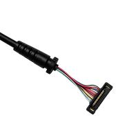 China Custom 42AWG Micro Coaxial Cable Assembly 14-Pin 50 Ohm 150mm for Signal for sale