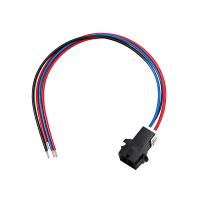 China 105411-1104 4 Circuit Custom Power Cable Assembly with UL1180 PTFE 16AWG Wire for sale