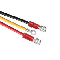 China PCT-2-3 3 Pole Lever Nut Wire Connector 18AWG Harness with 187 Quick Disconnect for sale