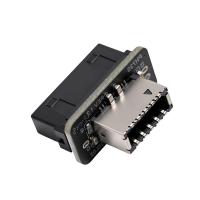 China USB 3.0 19 Pin to Vertical USB Type E Front Panel Adapter Motherboard Converter for sale