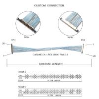 China LVDS Display Cable 20496-026T-40 26P Micro Coaxial Cable with -40℃ to +85℃ Temperature Range and 5 Gbps USB 3.1 Support for sale