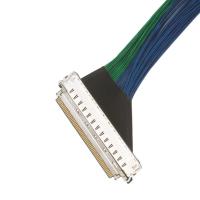 China 60-Pin Micro Coaxial Cable 0.4mm Pitch with EMI Shielding for LVDS eDP Transmission up to 20 Gbps for sale
