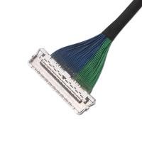 China 60-Pin Micro Coaxial Cable 0.4mm Pitch with EMI Shielding for LVDS eDP Transmission up to 20 Gbps for sale