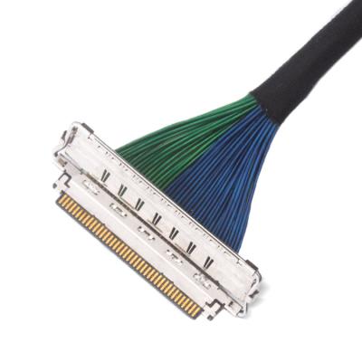 China PLUS 20788-060T-01 0.4mm Pitch 60-Pin Micro Coaxial LVDS Cable with EMI Shielding for sale
