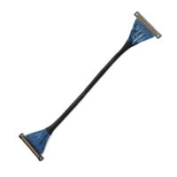 China 0.4mm Pitch Micro Coaxial Cable Assembly 40 Pin eDP LVDS HDMI 8.1Gbps High-Speed Data Transmission for sale