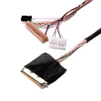 China 20345-040T 30-Pin LVDS to eDP Cable Assembly with 0.4mm Pitch and 0.1-0.8A Current Rating for sale