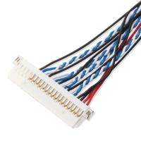 China JAE FI-S20S 20-Pin LVDS Cable 1.25mm Pitch for Display Panels with 13.0A Current Rating for sale