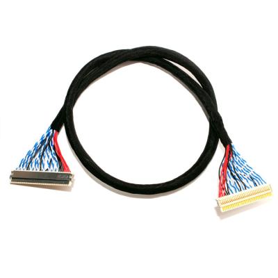 China df19 Lvds Cable Assembly , 30pin Lvds Wire Harness lvds display connector for sale