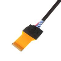 China 51-Pin LVDS FPD Link Cable with 0.3mm Pitch and 28AWG Twisted Wire for LCD Display Applications for sale