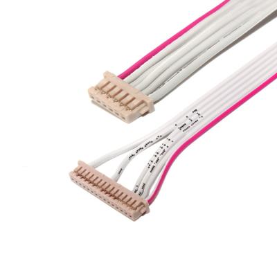 China 15 Pin Flat Flexible Ribbon Cable with 2.54mm Pitch LVDS Connector - 20cm to 100cm Length Options for sale