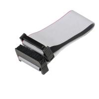China 2.54mm Pitch 10-Pin IDC Flat Flexible Ribbon Cable 60mm Length with Dual Row Connectors for sale