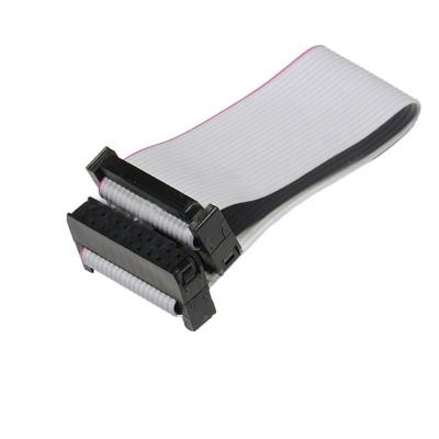 China 2.54mm Pitch 10-Pin IDC Flat Flexible Ribbon Cable 60mm Length with Dual Row Connectors for sale