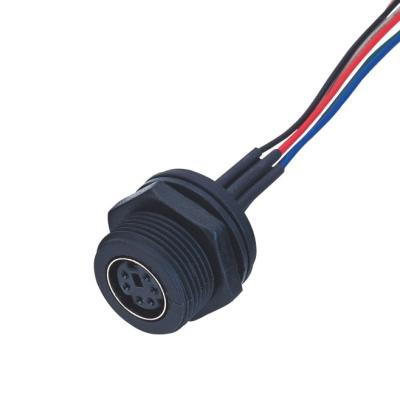 China MD WF 6 Pin Mini Din IP67 ISOBUS Cable with 20MΩ Insulation Resistance and ≤20mΩ Contact Resistance for sale