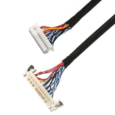 China Customize Length 2.0mm Pitch Lvds Cable Assembly 30 Pin  DF11-24DS-2C To FI-X3OHL OEM/ODM for sale