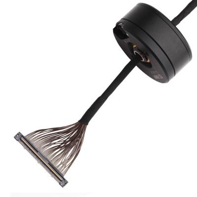 China DF36C-50P-0.4SD to DC-2813C LVDS eDP Cable Assembly 50-Pin 46AWG for Gimbal Applications for sale