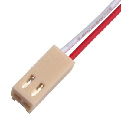 China 26AWG 2-Pin Molex 50-57-9002 Power Button Connector Cable Assembly 9.0A 2.54mm Pitch for sale