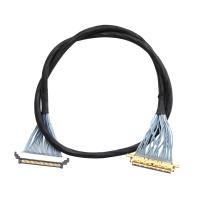 China 20453-230T-03 To Kel SSL20-30S Micro Coaxial Cable 30P Lvds Edp Cable Assembly for sale