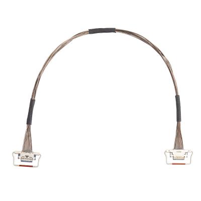 China Coaxial LVDS Cable 0.4mm Pitch 20633-310T-01S 38AWG 10 Pin eDP for sale