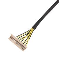 China Length 100mm Wire Harness Cable Wl 1025h-15p To Wl 1253h-15p Lvds Cable Assembly for sale