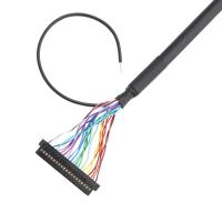 China Micro Coaxial LVDS Cable Assembly JST PHDR-24VS TO JAE FI-S20S for sale