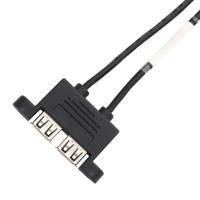 China Molex 51110-0860 8-Pin to Dual USB 3.0 Cable Assembly - 100mm Length with 28AWG Copper Core for sale