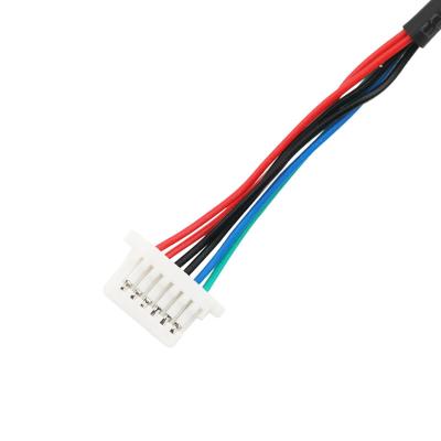 China JST SHLP-06V-SB SHR-6P 6-Pin Harness Cable Assembly for Signal and Power Transmission for sale