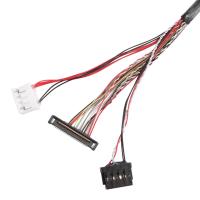 China JST PHR-4  20453-240T-03 TO 20380-R30T-06 LVDS Harness Cable Assembly for sale