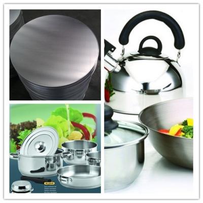 China Non-stick Aluminum Circles for Kitchenware / Cookware with 1100  1050  1060  3003 Material for sale