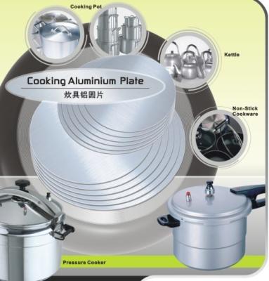 China Circle Aluminium Metal Disc / Round Aluminum Sheet for Cookware or Utensil 0.5 - 6.0mm Thick for sale