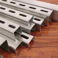 China Galvanized Steel Uni Strut Channel 3m Length 41mm Side Rail Height and Length 3m for sale