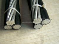 China 3*70 1*54.3 HDPE PE XLPE PVC Insulated SIP Cable Meets ICEA S-76-474 Requirements for sale