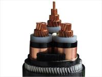 China 8.7/15KV XLPE Halagen-free UA Resistant Insulation 3x95mm2 High Voltage Power Cable for sale