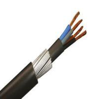China Supply Factory price 0.6/1KV 5x4mm2 Copper CONDUCTOR SWA steel wire PVC insulated power cable for sale