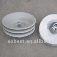 China Shackle type porcelain electrical insulator for sale