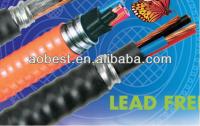 China Jacket Aluminum Interlocked Jacket AC90 Cable 1/0 awg within Jacket for LOW VOLTAGE for sale