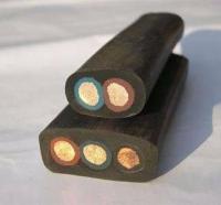 China 600/1000V System Flexible Copper Conductor Rubber Insulated Flat Lift Cable 2.5 mm2 for sale