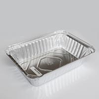China Environmental Friendly Aluminum Foil Container for Square Food Carry Out Baking Tray for sale
