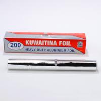 China Customized Thickness Food Grade Aluminum Foil Baking Paper Roll for Kitchen Packaging for sale