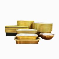 China Disposable Aluminum Foil Boxes for Food Packaging Heavy Duty Aluminum Oblong Foil Pans With Lid for sale