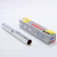 China 8011 Alloy Household Aluminum Foil Wrapping Paper Roll with Customized Width Heavy Duty for sale